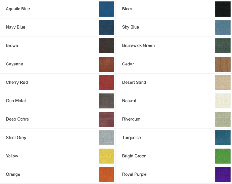 Shade Sail Color Options | Affordable Awnings